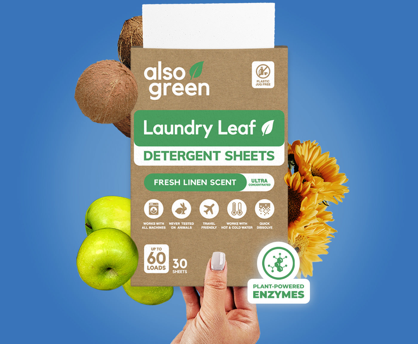 Laundry Leaf Detergent Sheets – Also Green