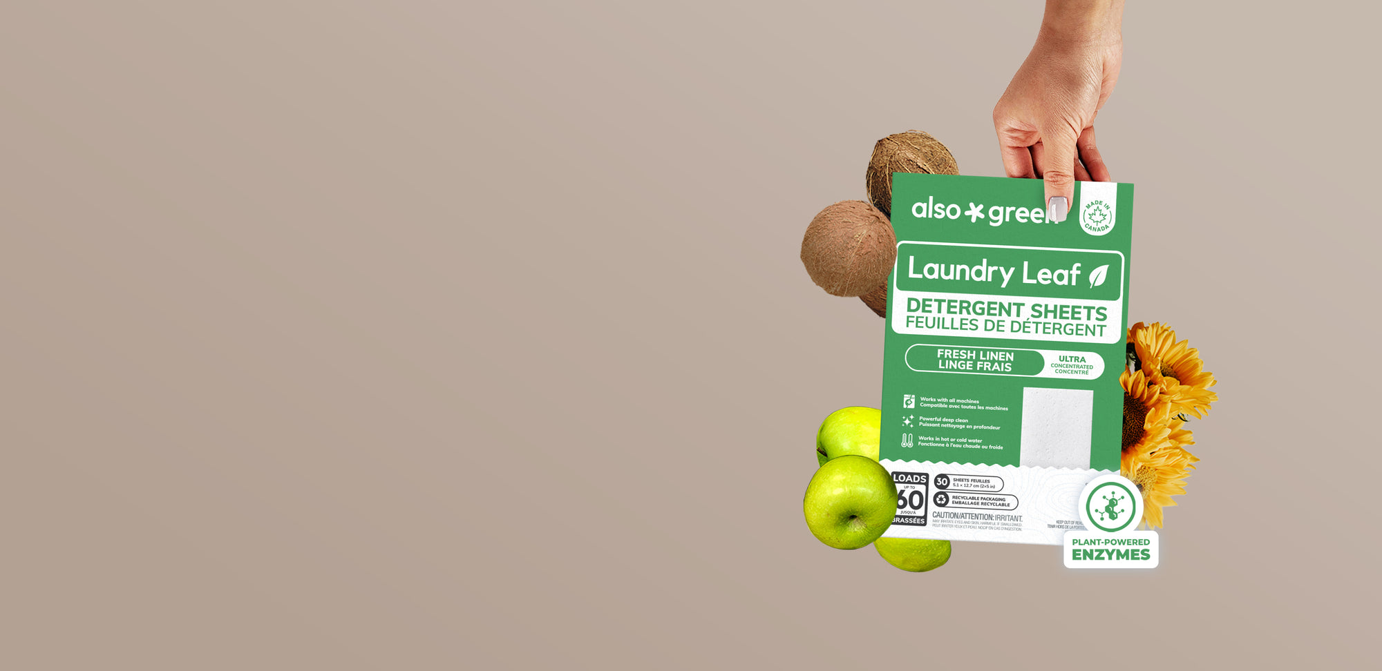 Laundry Leaf Detergent Sheets – Also Green